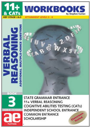 11+ Verbal Reasoning: Workbook Bk. 3: Additional Multiple Choice ...