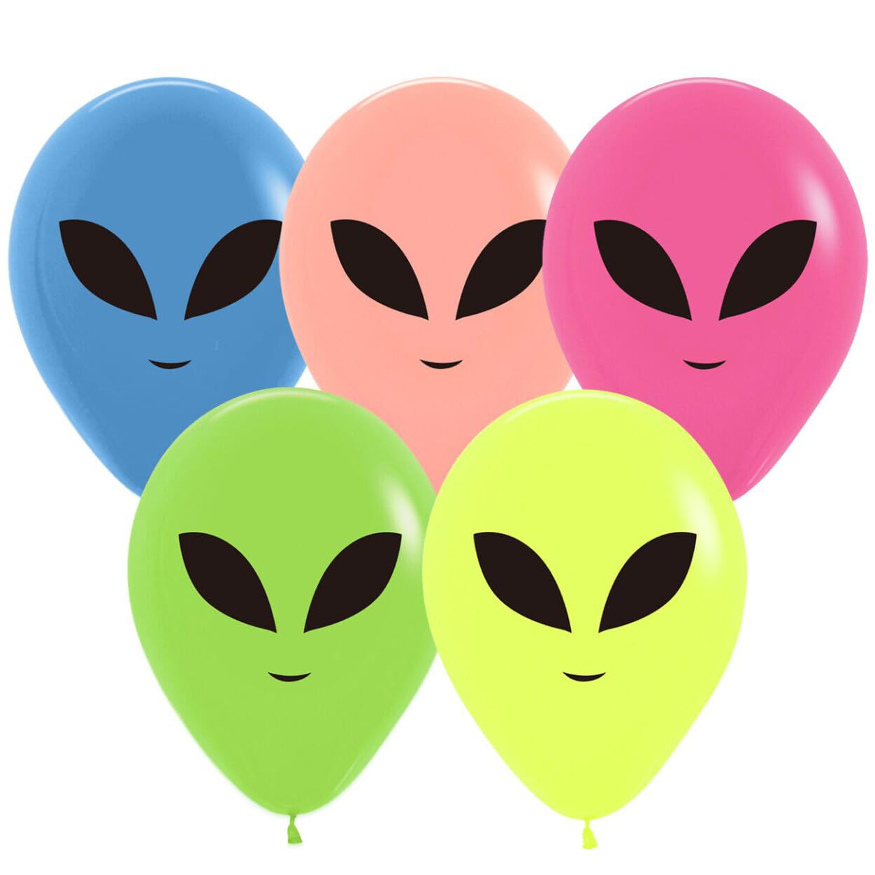 Amazon.com: Alien Balloons12inch Extraterrestrial Latex Balloons Alien ...