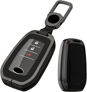 K LAKEY Alloy Metal Key Fob Cover,Compatible with Toyota Land Cruiser ...