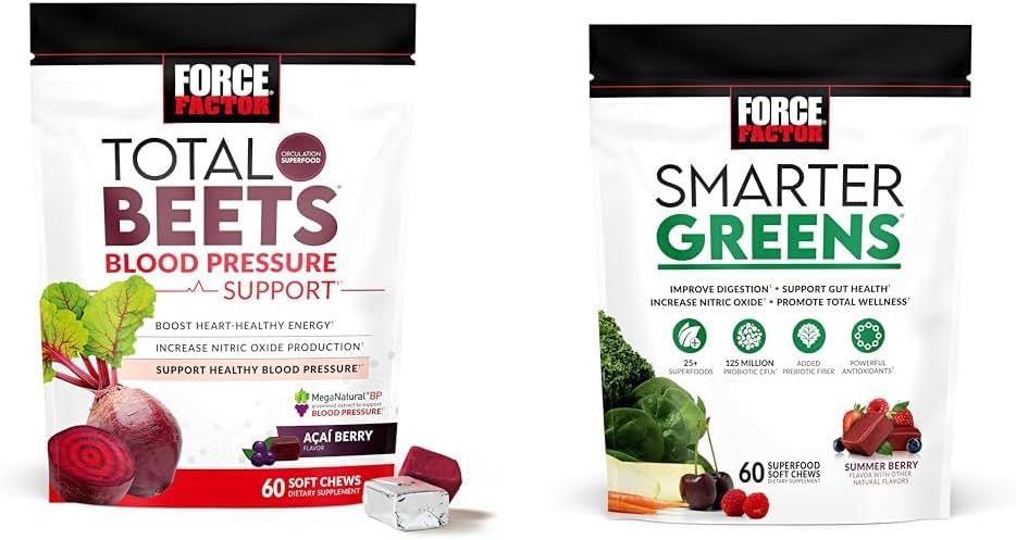 Amazon.com: Force Factor Total Beets Blood Pressure Support Supplements ...