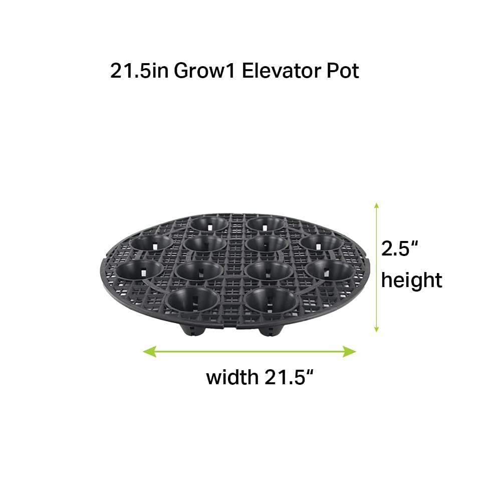Snapklik.com : Grow1 21.5-Inch Pot Elevators For Plants