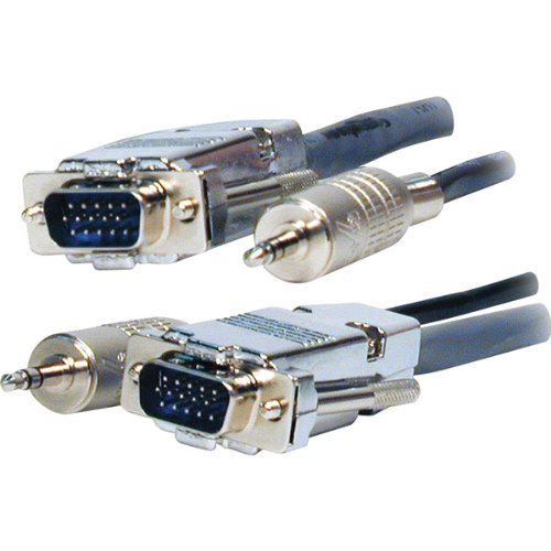 Amazon.com: Pro AV/IT Series Plenum HD15 Plugs and Mini Stereo Plugs ...