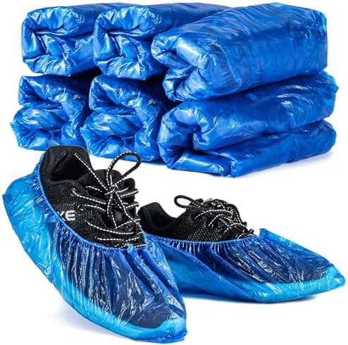 X-Large Premium 100 Pack (50 Pairs) Disposable Boot & Shoe Covers ...