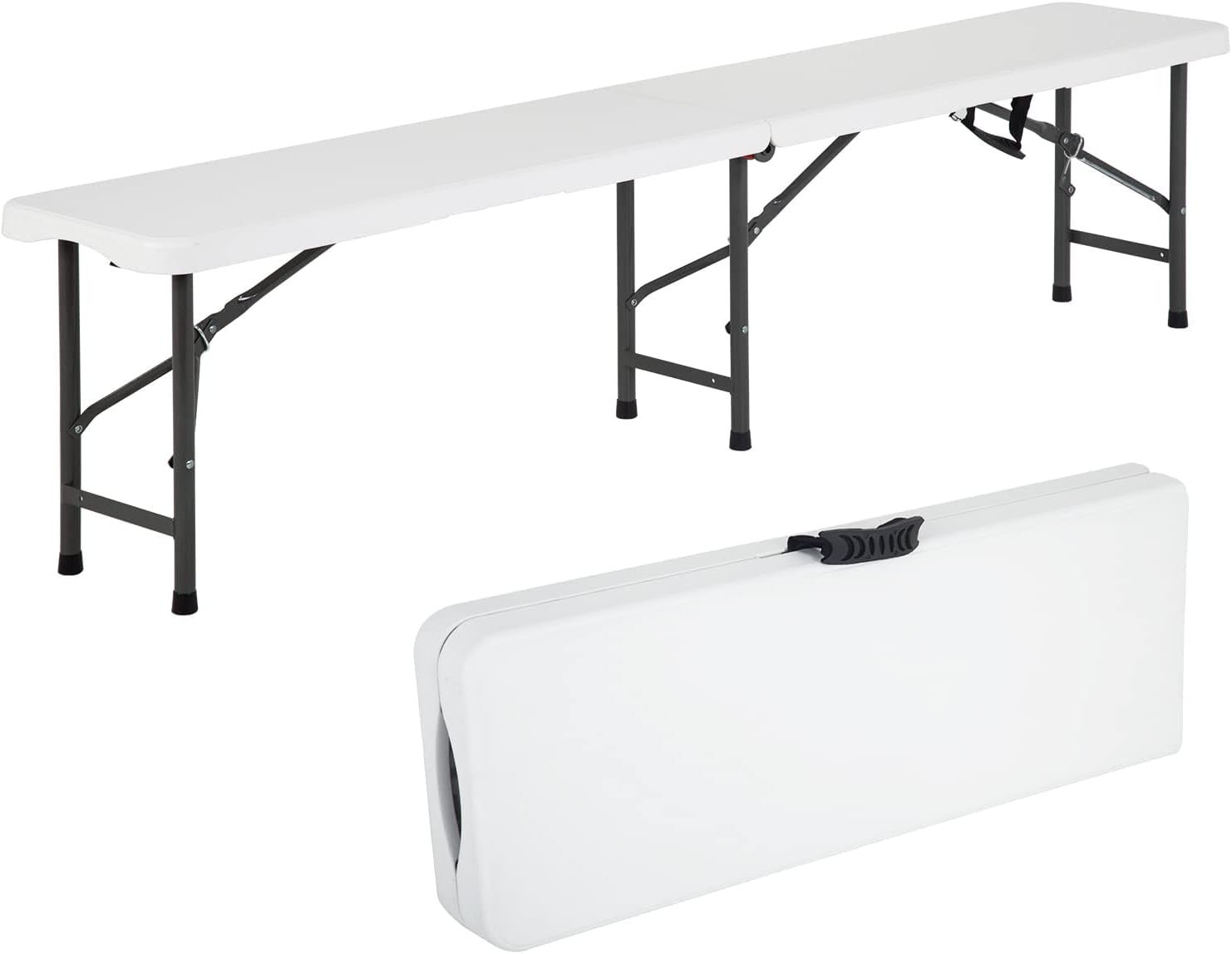 Amazon.com : Lifetime 80305 Portable Folding Bench, White : Sporting ...