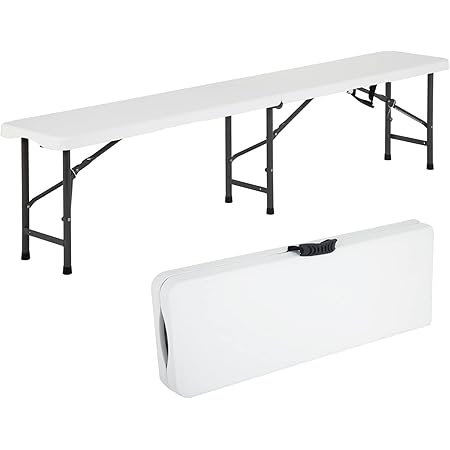 Amazon.com : Lifetime 80305 Portable Folding Bench , White : Sporting ...