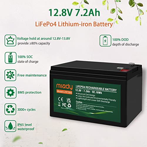 Miady 12V Deep Cycles LiFePO4 Battery - Yorkshire Outdoor Activity Park