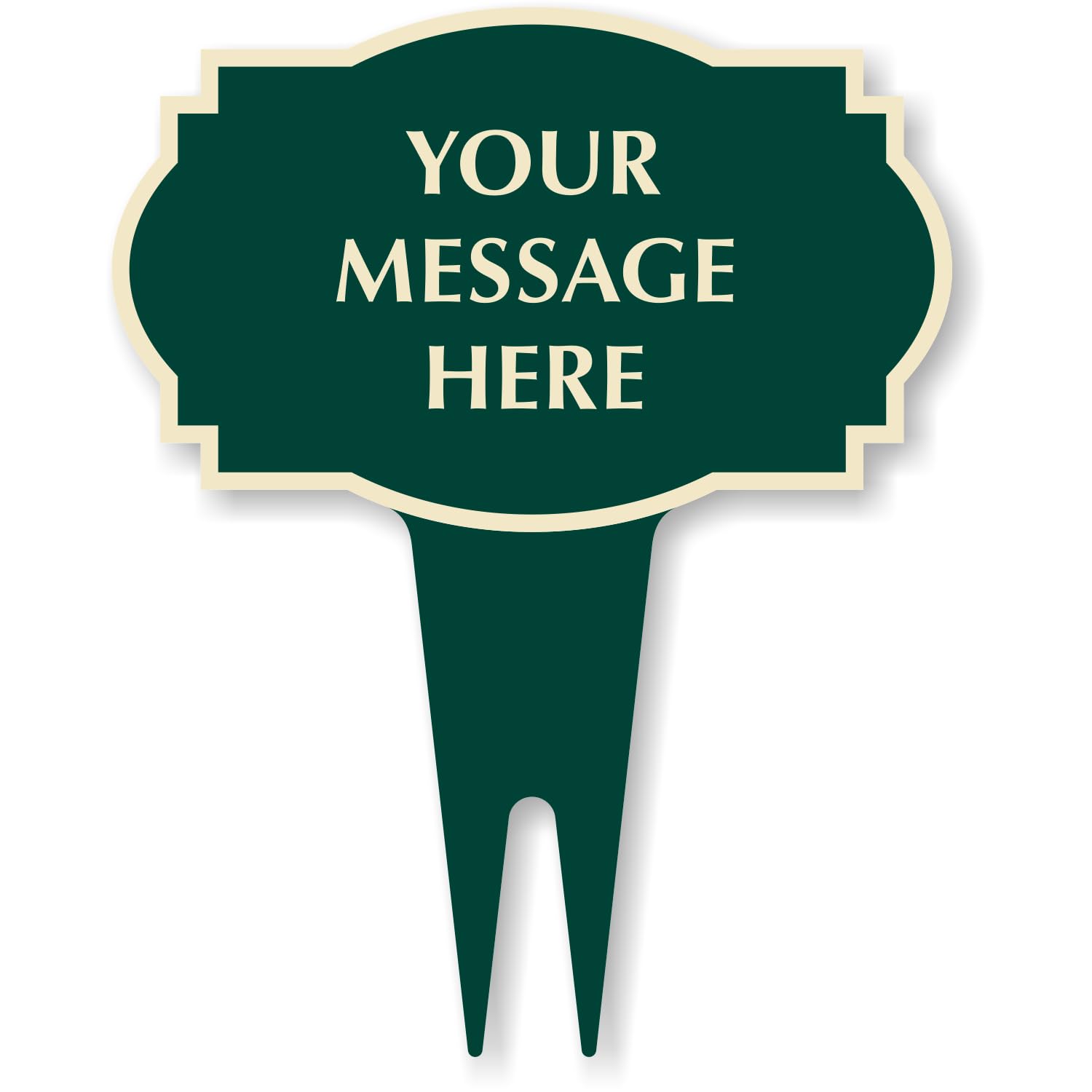 Amazon.com: SmartSign 12"x15" Custom Designer Yard Stake Sign (Oxford ...