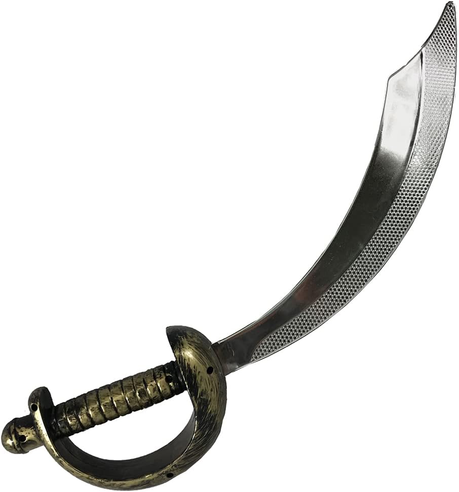 Amazon.com: NOVELTY GIANT WWW.NOVELTYGIANT.COM Plastic Pirate Cutlass ...