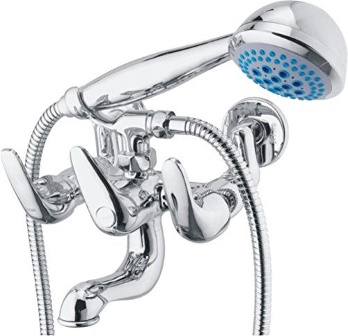 WALL MIXER TELEPHONIC WITH FLEXIBLE TUBE & SHOWER : Amazon.in: Home ...