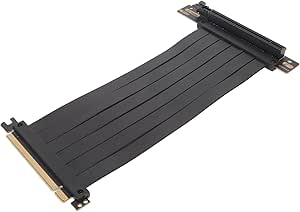 PCIE3.0 X16 Riser Cable, Flexible 90° High Speed GPU Extension Cable ...