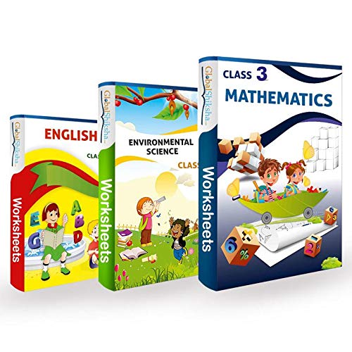 Buy Global Shiksha | Class 3 Worksheets for kids(CBSE, ICSE and other ...