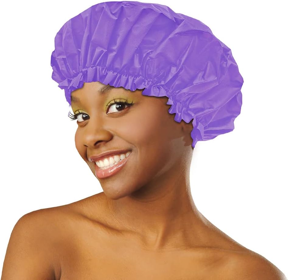 Amazon.com : DONNA Shower Cap for Women, Shower Caps for Women Reusable ...