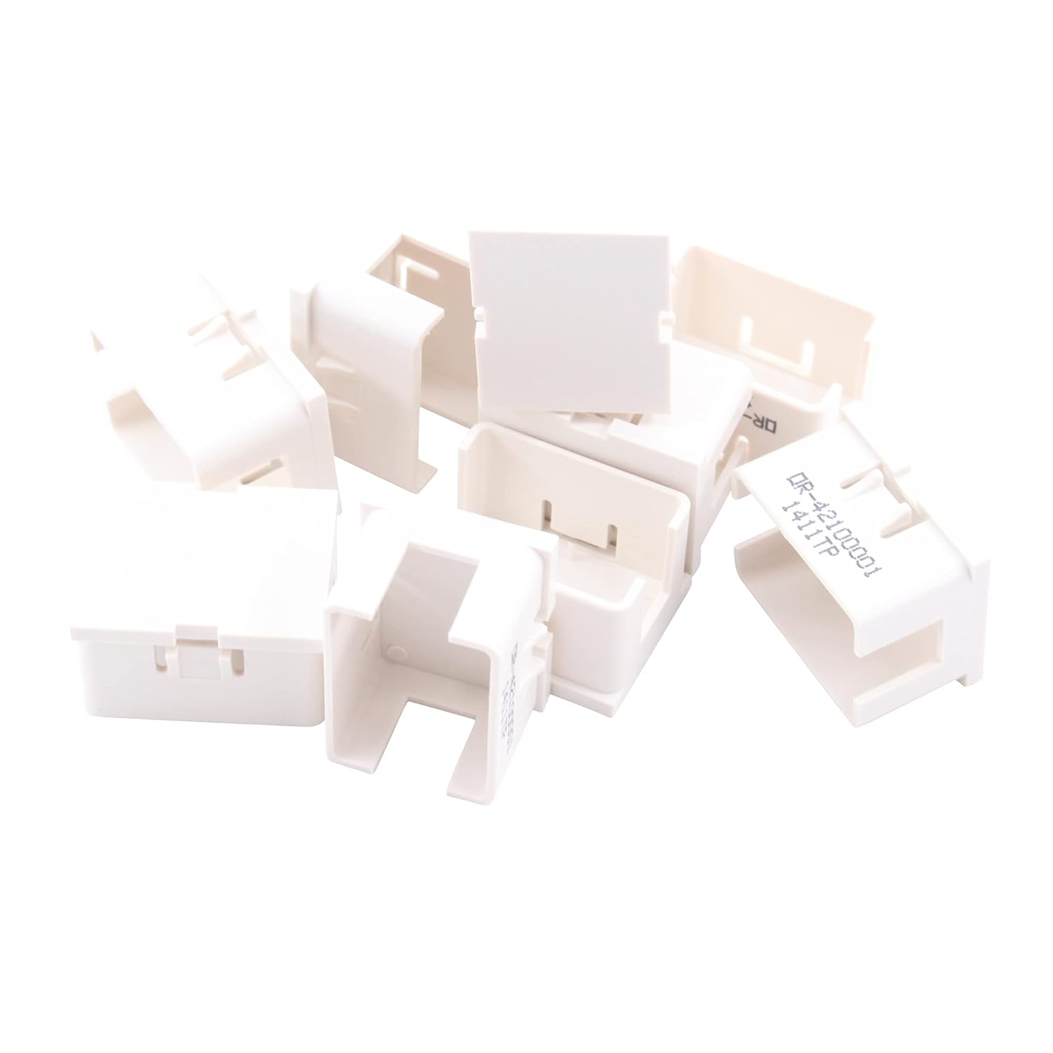 Ortronics OR-42100002 TracJack Blank Module, Fog White (10 Pack ...