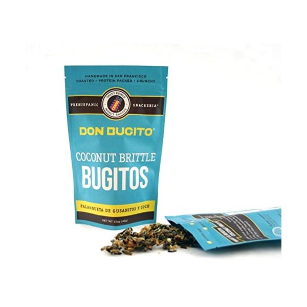 Don Bugito Planet-Friendly Edible Insect Protein Snacks (Coconut Toffee ...