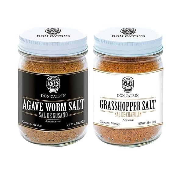 Sal de Gusano and Sal de Chapulin Pack - Worm Salt and Grasshopper Salt ...