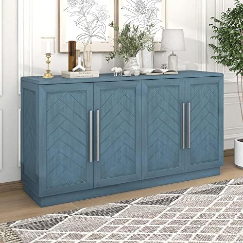 Amazon.com - LUMISOL Modern Sideboard Buffet Cabinet with 4 Doors - Buffets & Sideboards