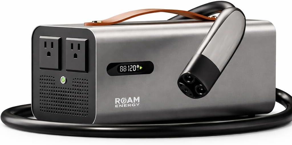 Amazon.com: ROAM ENERGY Tesla EV Power Discharger, 120V 3500W Portable ...