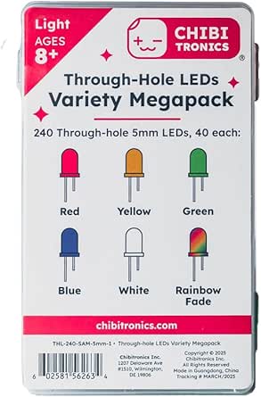 Amazon.com: Through-Hole LED Variety Megapack (240 LEDs) : Industrial ...