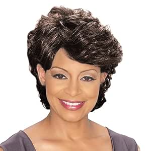 Amazon.com : Emily Wig Color FS4/27 - Foxy Silver Wigs Short Culry Shag ...
