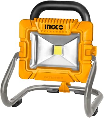 INGCO 20V Lithium-ion LED Work Light 20W (Body Only) Portable Jobsite ...