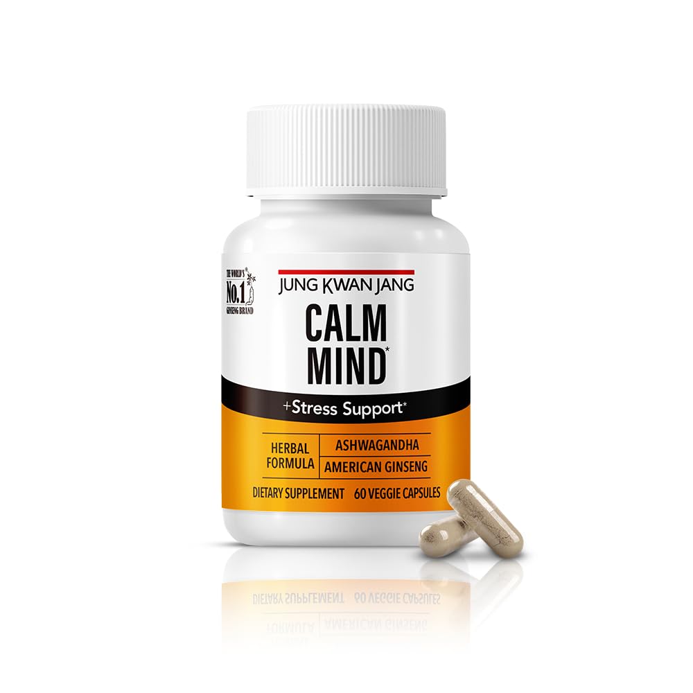 Amazon.com: JungKwanJang Calm Formula with Ashwagandha 300mg, American ...