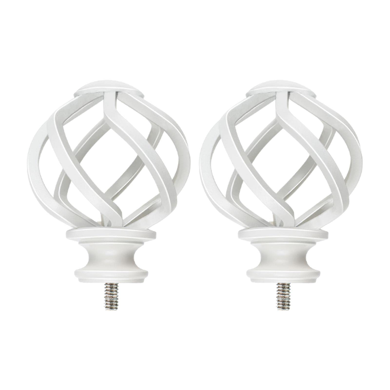 Amazon.com: KAMANINA Replacement Finials for 1 or 7/8 Inch Curtain rods ...