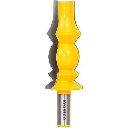 Yonico Router Bits Crown Molding Reversible 3-3/16-Inch Reversible 1/2 ...