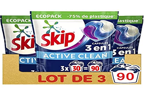 Skip Active Clean 90 lavados: la eficacia duradera de la marca líder ...