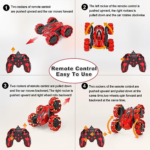 Snapklik.com : MidiVix Upgraded Explosive Wheel Remote Control Stunt ...