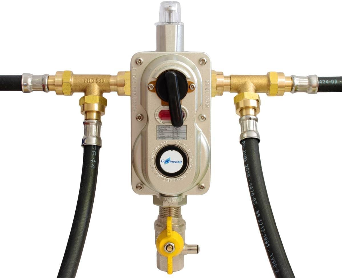Four Pack Automatic Changeover Kit LPG Continental RF6030 4 Bottle Four ...