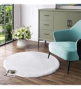 Amazon.com: Latepis White Fluffy Rug 2x4 Small Throw Area Accent Rugs ...