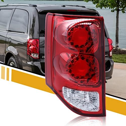 CLERYEE Tail Light Assembly Compatible with Dodge Grand Caravan 2011 ...