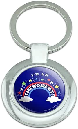 Amazon.com: GRAPHICS & MORE I'm an Introvert Rainbow Funny Humor ...