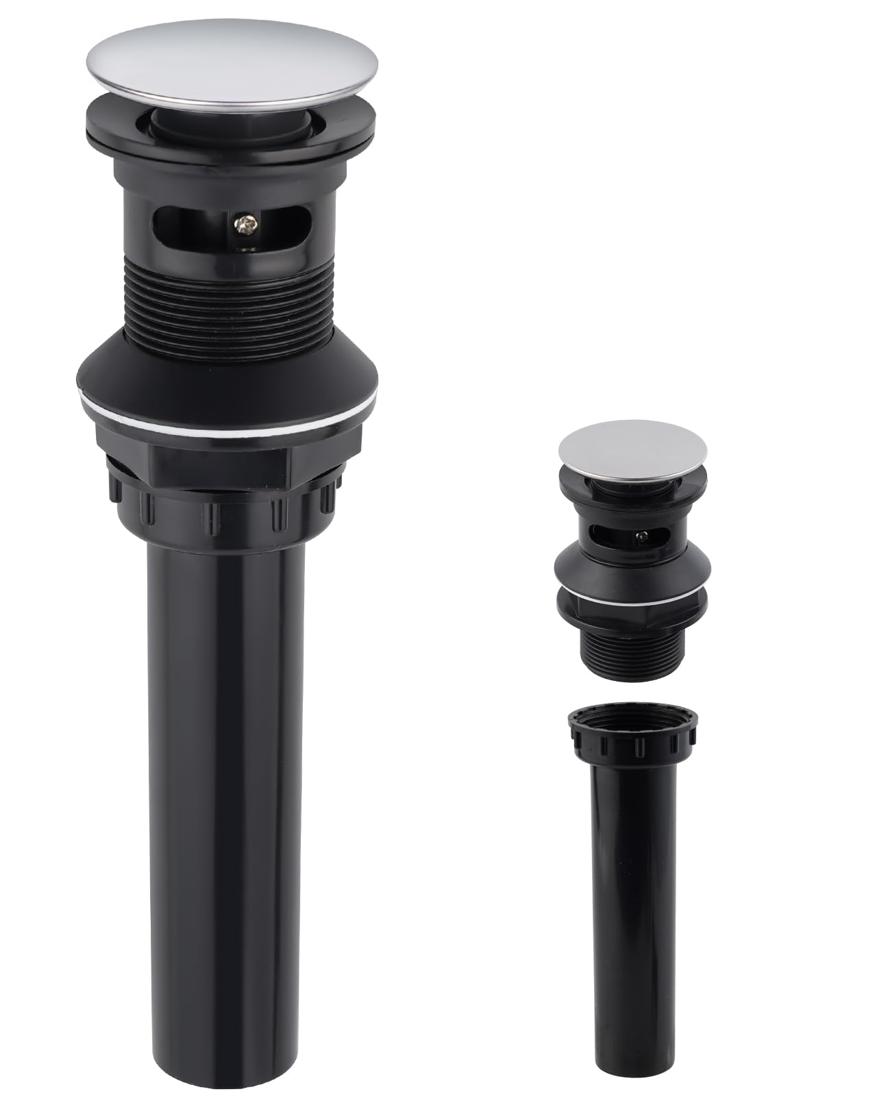 Hygie Rinse Universal Bathroom Sink Stopper with Overflow, Bathroom ...