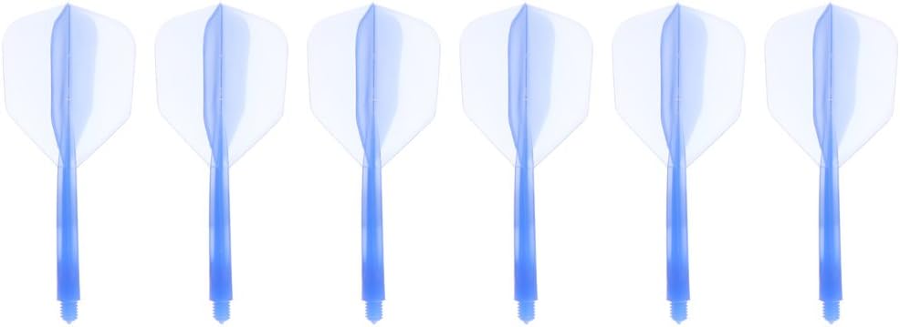 BYUTFA Dart Tail 6 Packs Integrated Dart Flights and Shafts in one Part ...