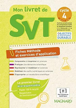 Mon livret de SVT Cycle 4 (2022) : Gaudenti, Rebecca: Amazon.com.tr: Kitap