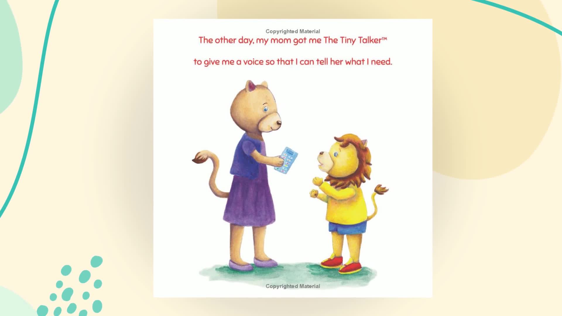 Lucas the Lion Loves the Tiny Talker(tm)