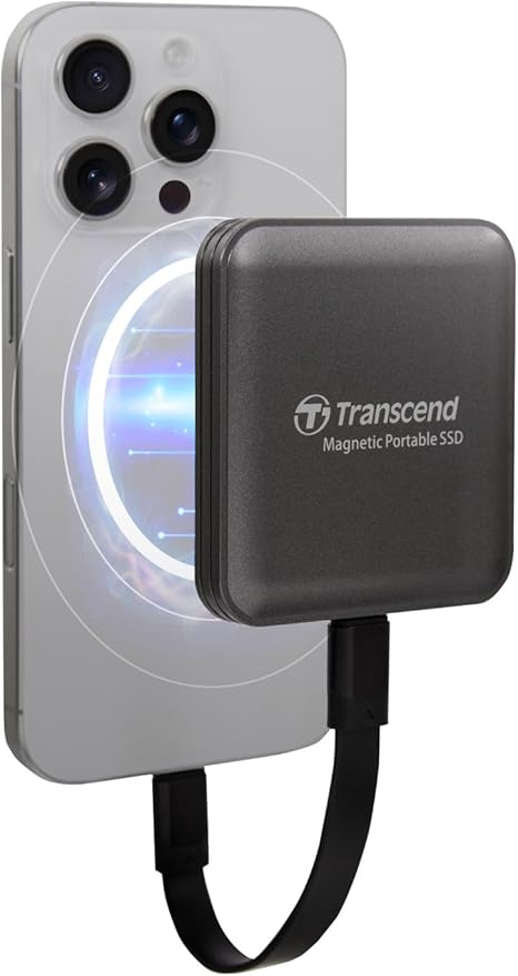 Amazon.com: Transcend 1TB Magnetic Portable ESD420 External SSD, Up to ...