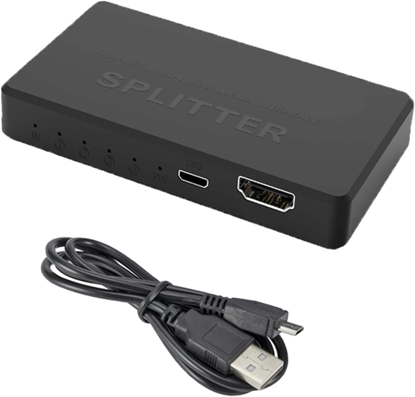 4K30hz Splitter Switcher 1X4 Splitter 1 In 4 Out Amplifier Adapter For ...