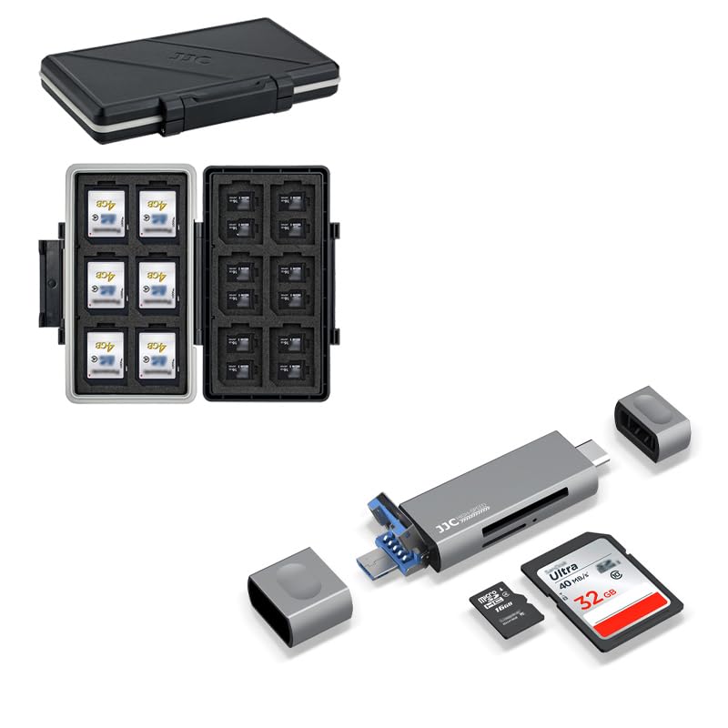 Amazon.com: 3in1 USB C 3.0 SD Micro SD 2.0 Card Reader+36 Slots Memory ...