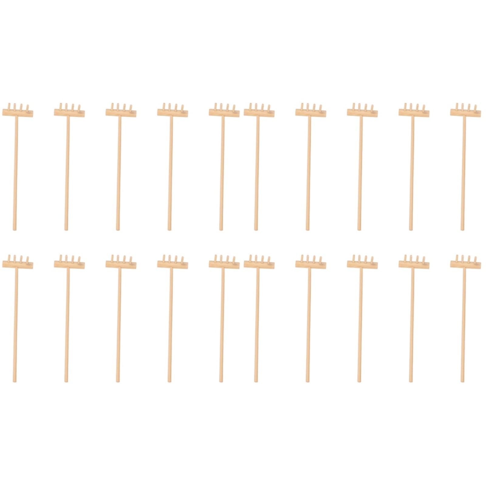 Amazon.com : YARNOW 20 pcs Mini Zen Mini Zen Sand rakes Bamboo rake Zen ...