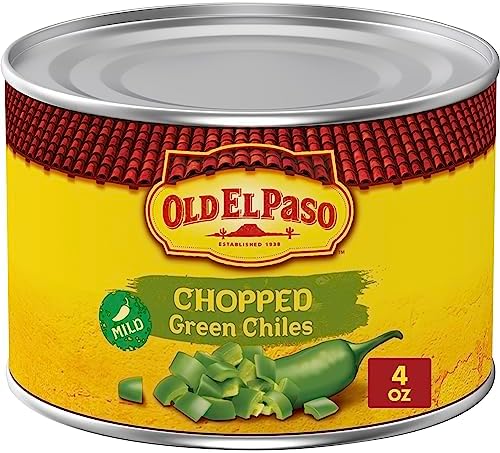 Amazon.com : Old El Paso Mild Chopped Green Chiles, Meal Prep, 4 oz ...