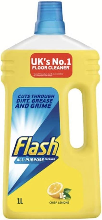Flash All Purpose Liquid Fresh Lemon 1 Litre : Amazon.co.uk: Grocery