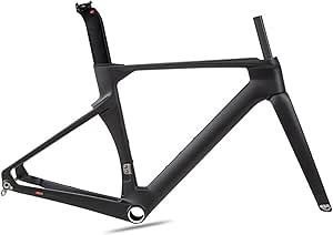Amazon.com : 700C Carbon Road Bike Frameset 43.5cm / 46cm / 48cm / 50cm ...