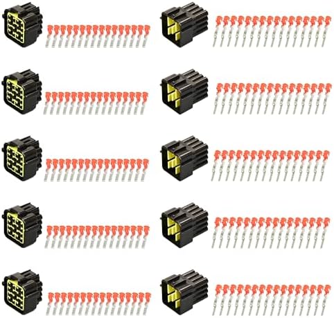 Amazon.com: WMYCONGCONG 2 Kits 16 Pin Way Waterproof Electrical ...