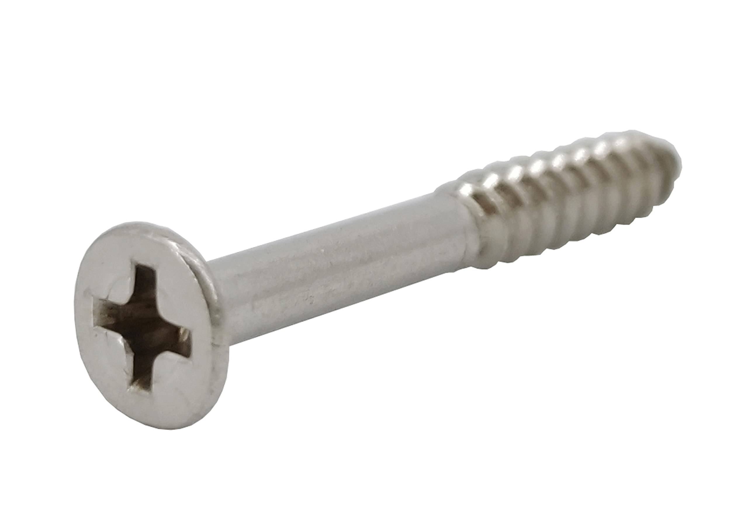 Snapklik.com : #7 1 1/4" Wood Screw 100PCS Stainless Steel Counter Sunk ...