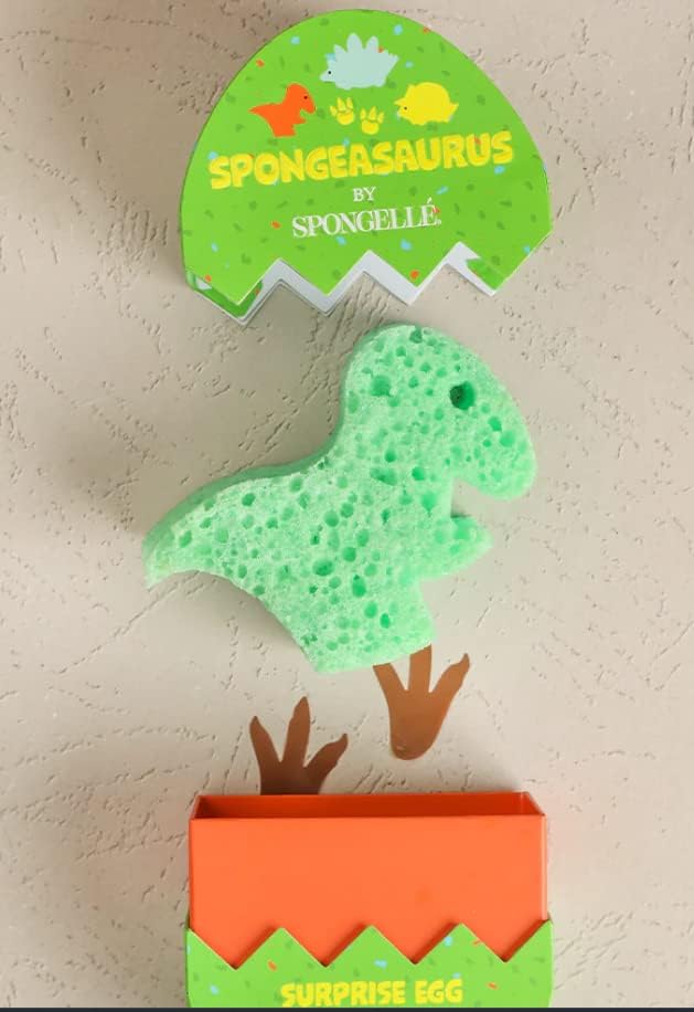 Spongelle – Colección Spongeasaurus – Tampón de dinosaurio T-Rex para niños (edad 3 en adelante ...
