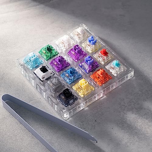 Snapklik.com : Akko 16-Key Switch Tester Mechanical Keyboards Acrylic ...