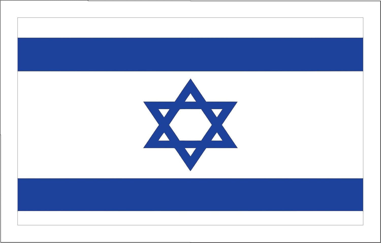 Amazon.com - Israel Flag Sticker Israeli Flags Decal Support Israel ...