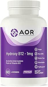 Amazon.com: AOR, Hydroxy B12, Supports Cardiovascular Health, Nerve ...